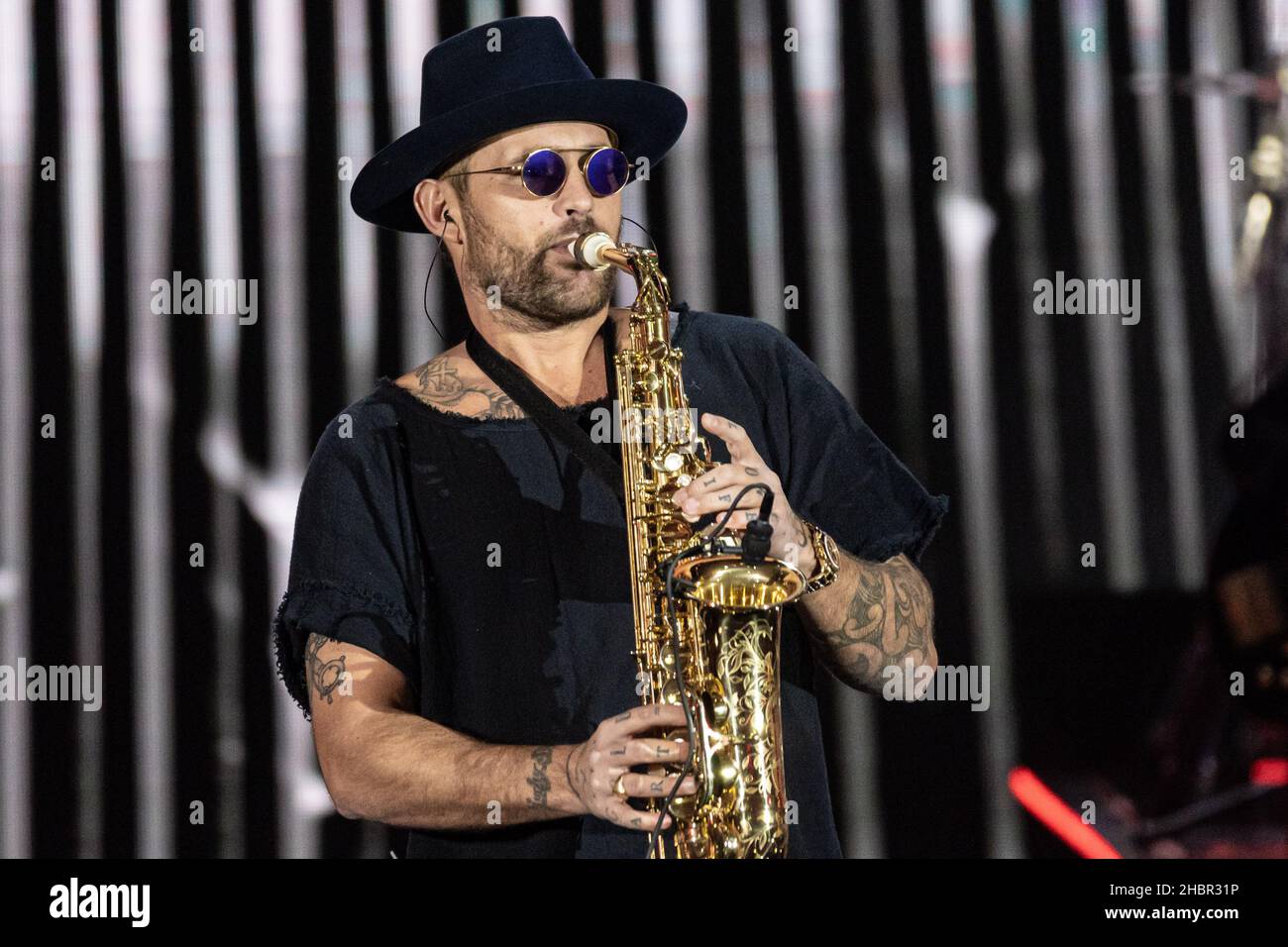 Rome, Italy, December 16, 2021 - Jimmy Sax perform at "XXIX Concerto di ...