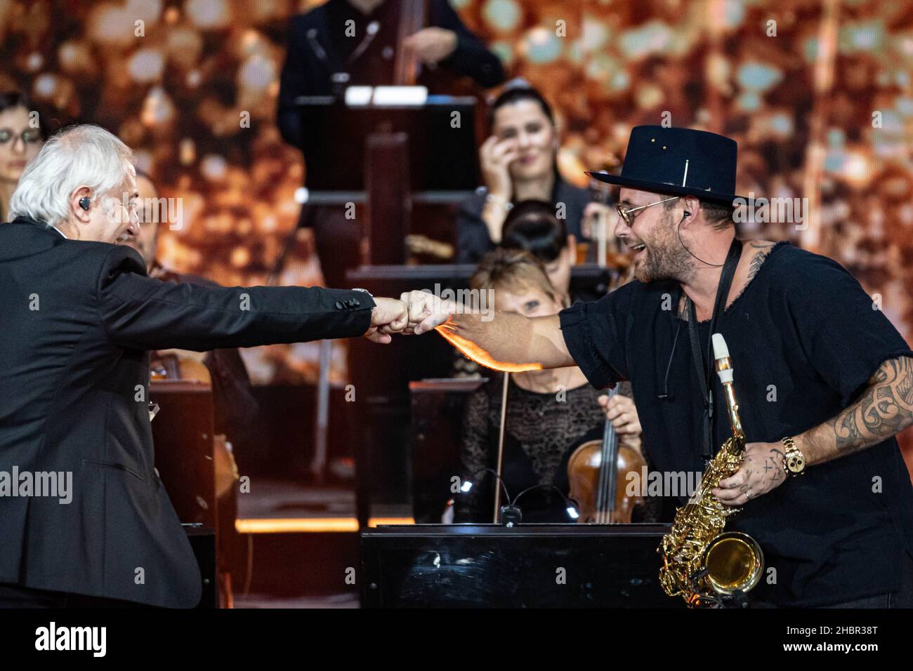 Rome, Italy, December 16, 2021 - Jimmy Sax perform at "XXIX Concerto di ...