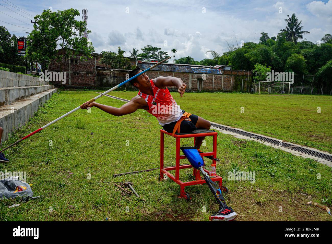 Spear Throwing and Disc Throwing is an Athletic branch of sport Stock ...