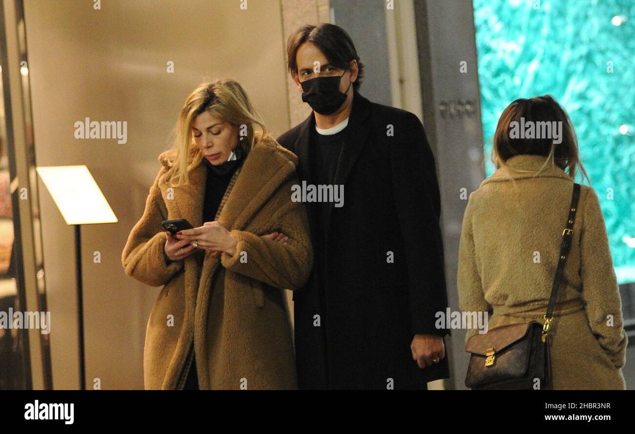 Milan, . 15th Dec, 2021. Milan, Simone Inzaghi, coach of the new league ...