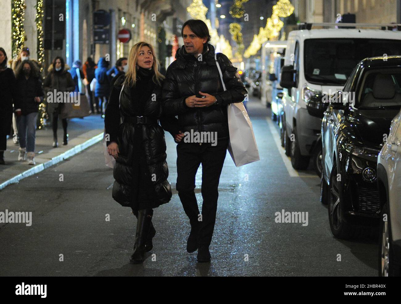 Milan, Simone Inzaghi, coach of the new league leaders INTER, arrives ...