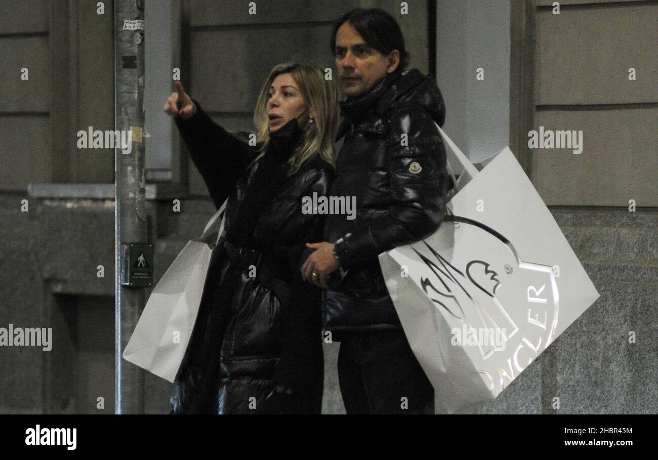 Milan, . 15th Dec, 2021. Milan, Simone Inzaghi, coach of the new league ...