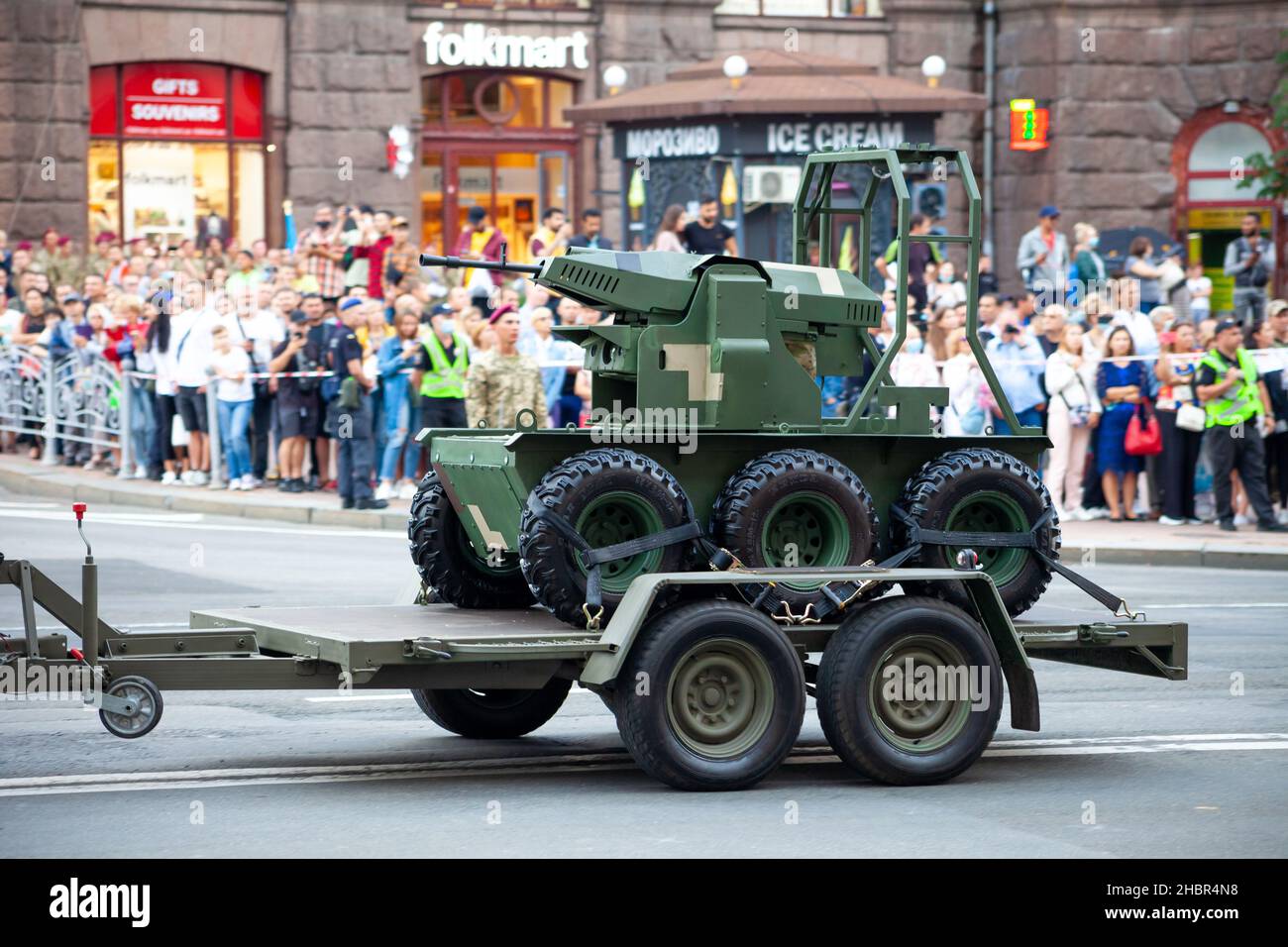 Ukraine, Kyiv - August 18, 2021: Self-propelled radio-controlled mini ...