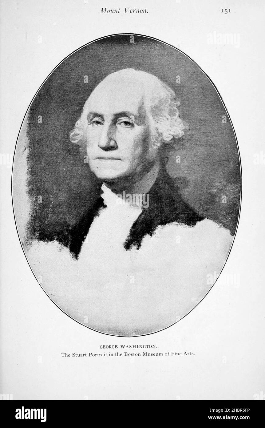 GEORGE WASHINGTON. The Stuart Portrait in the Boston Museum of Fine ...