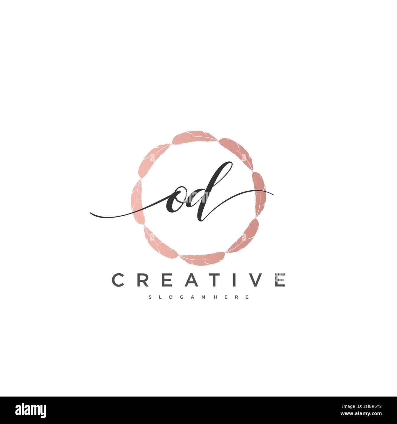 Od logo vector vectors hi-res stock photography and images - Alamy