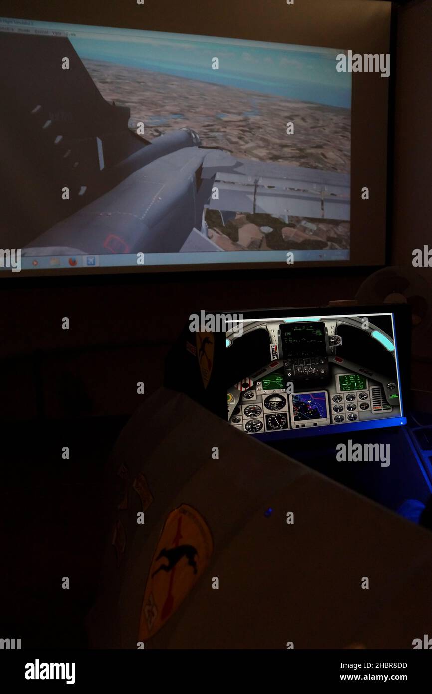 Flight simulator museum hi-res stock photography and images - Alamy