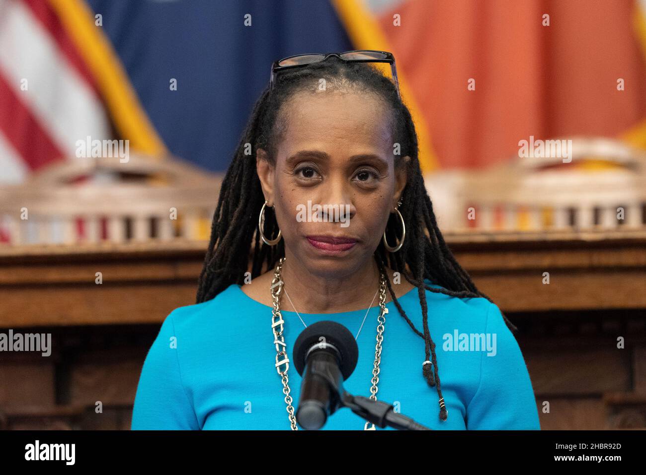 New York, New York, USA. 20th Dec, 2021. Anne Williams-Isom incoming ...