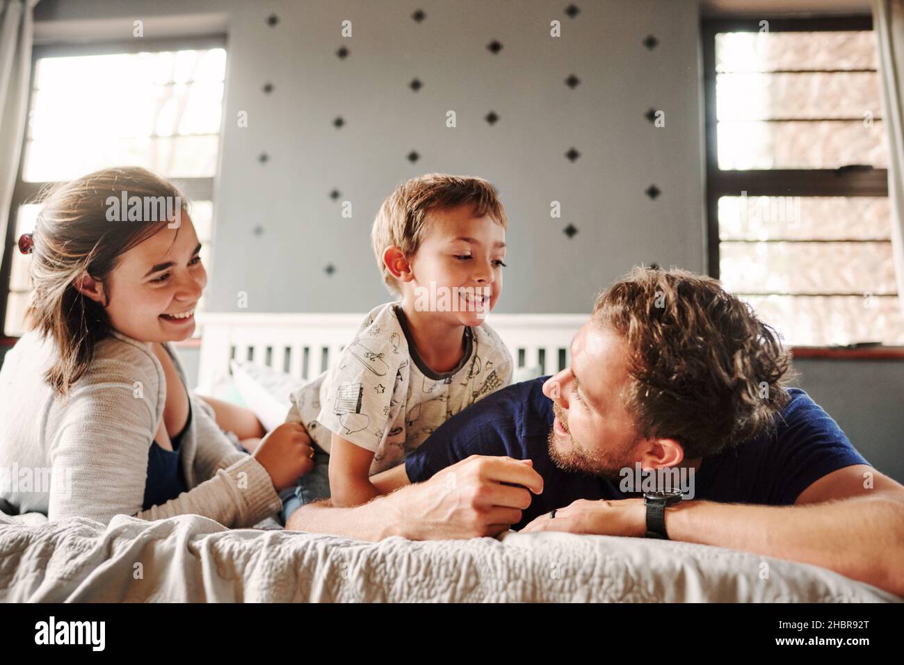 Our small little family shares the biggest love Stock Photo - Alamy
