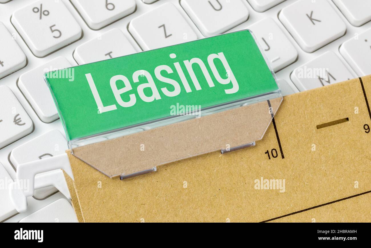 File folder labeled lease hi-res stock photography and images - Alamy