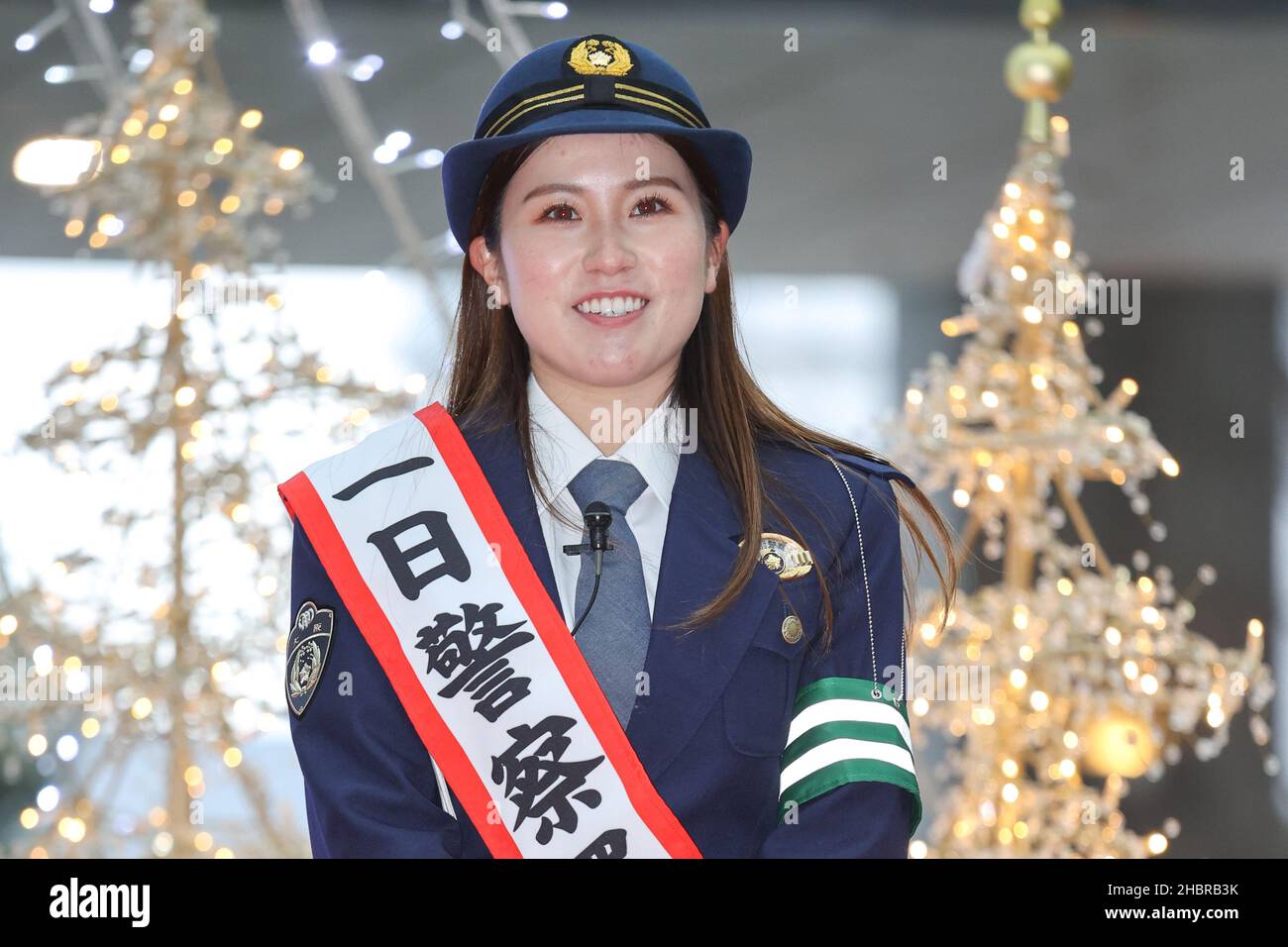 Traffic Safety Ceremony At Minato Police Station In Osaka Japan