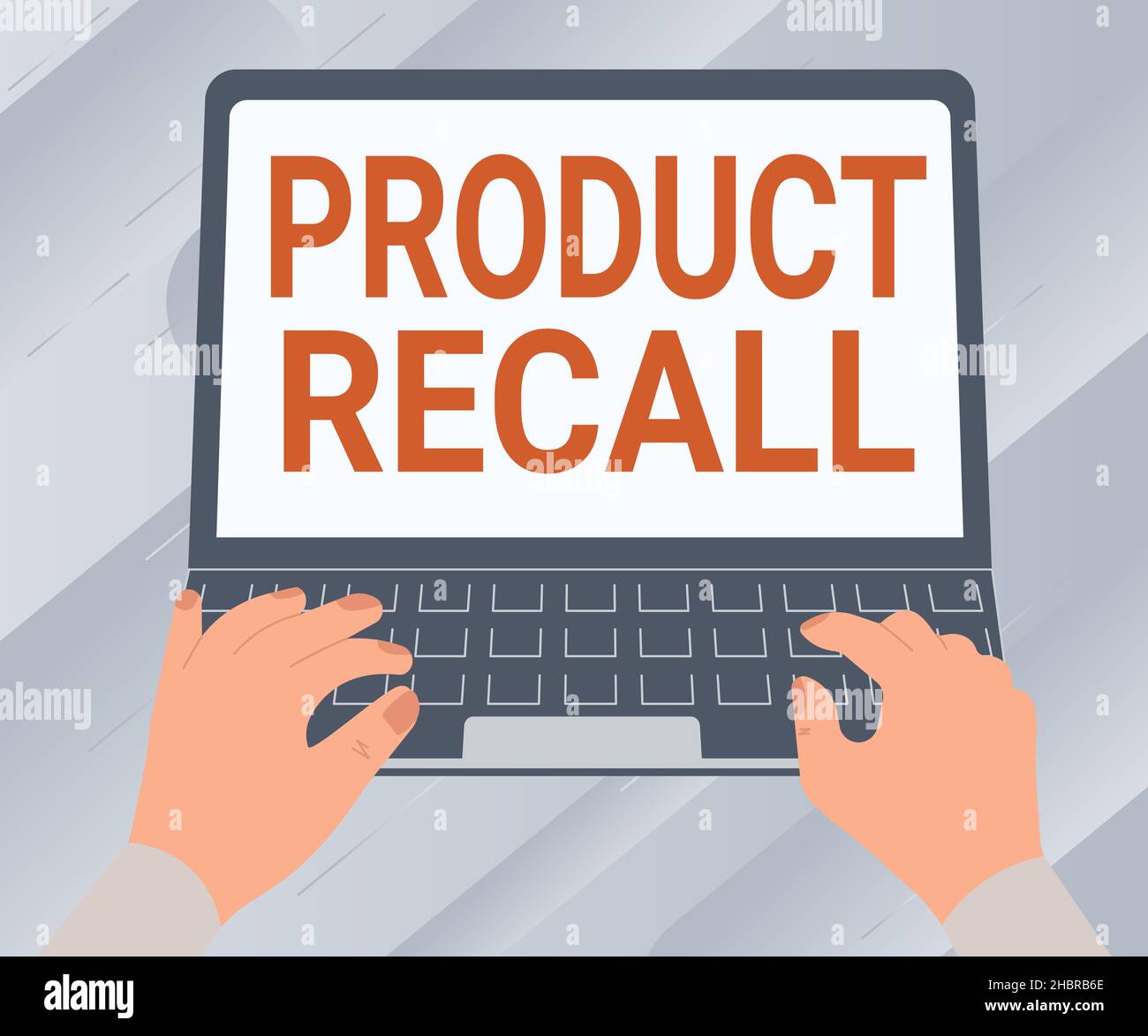 Inspiration showing sign Product Recall. Business idea request to ...