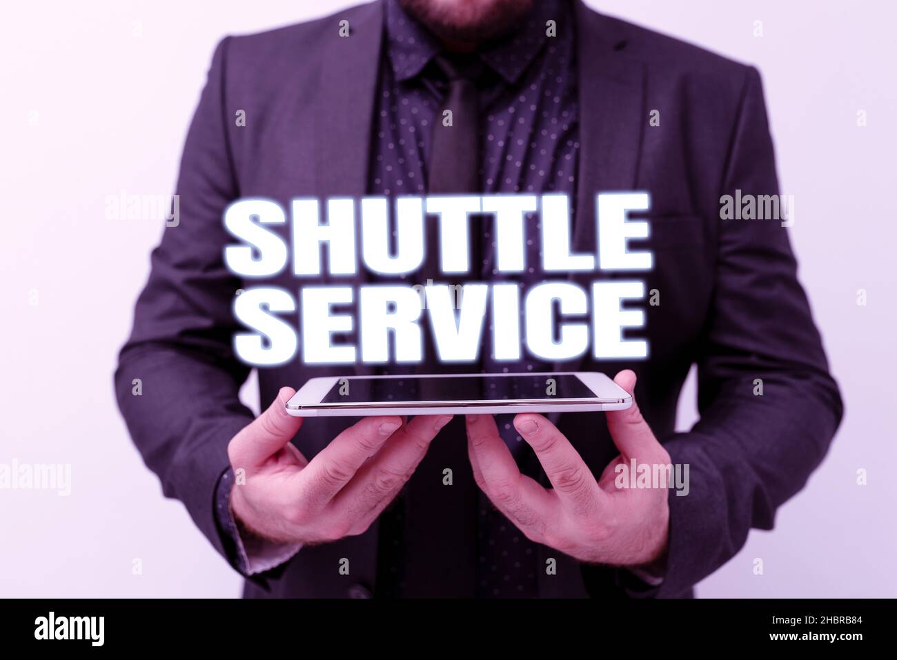Hand writing sign Shuttle Service. Business overview vehicles like ...
