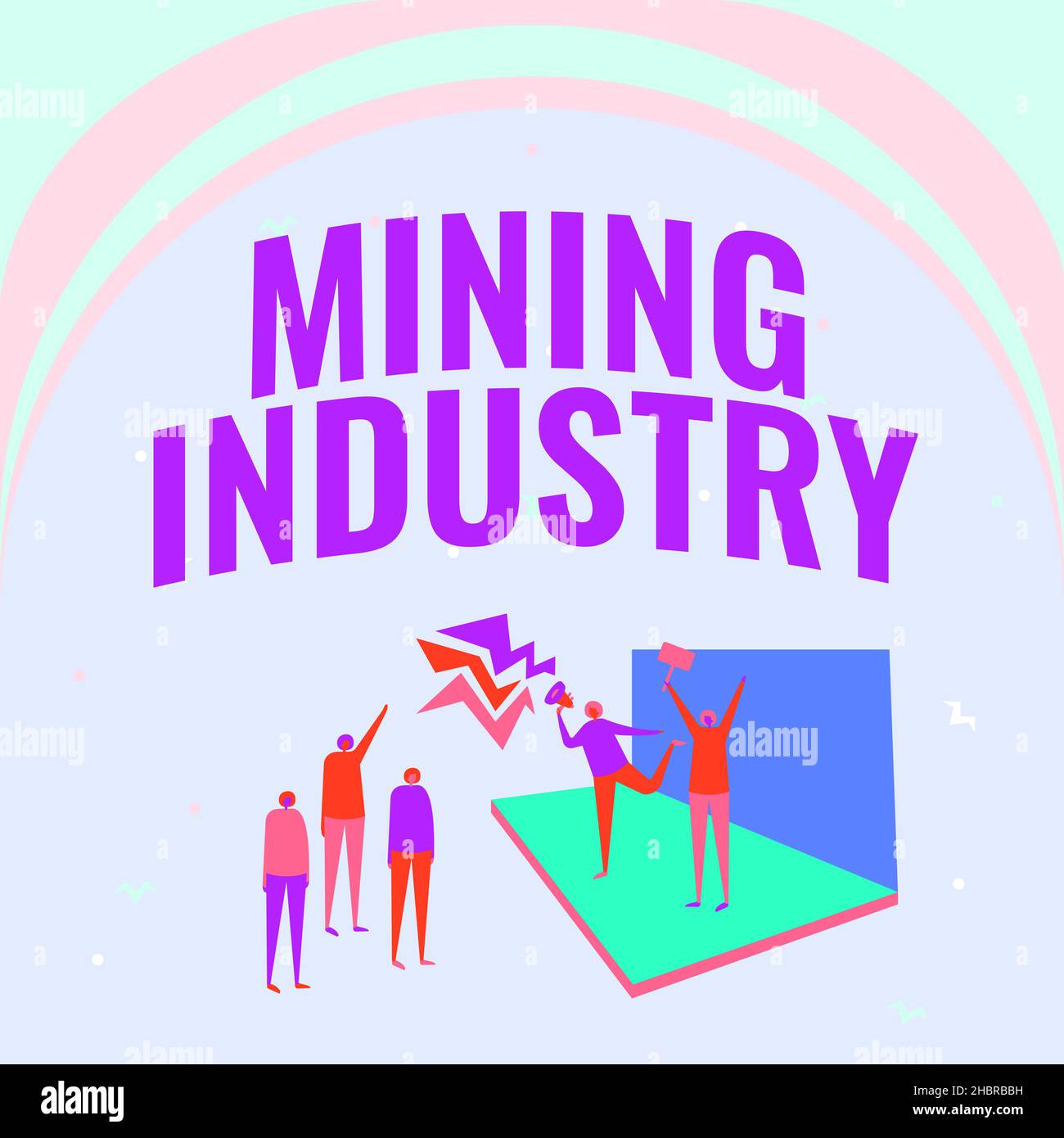 Text sign showing Mining Industry. Word Written on extraction of ...