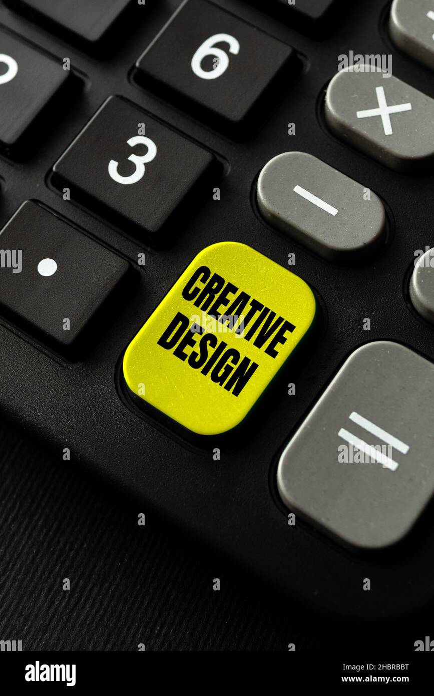 Conceptual display Creative Design. Business showcase a visual element which satisfies its main ...