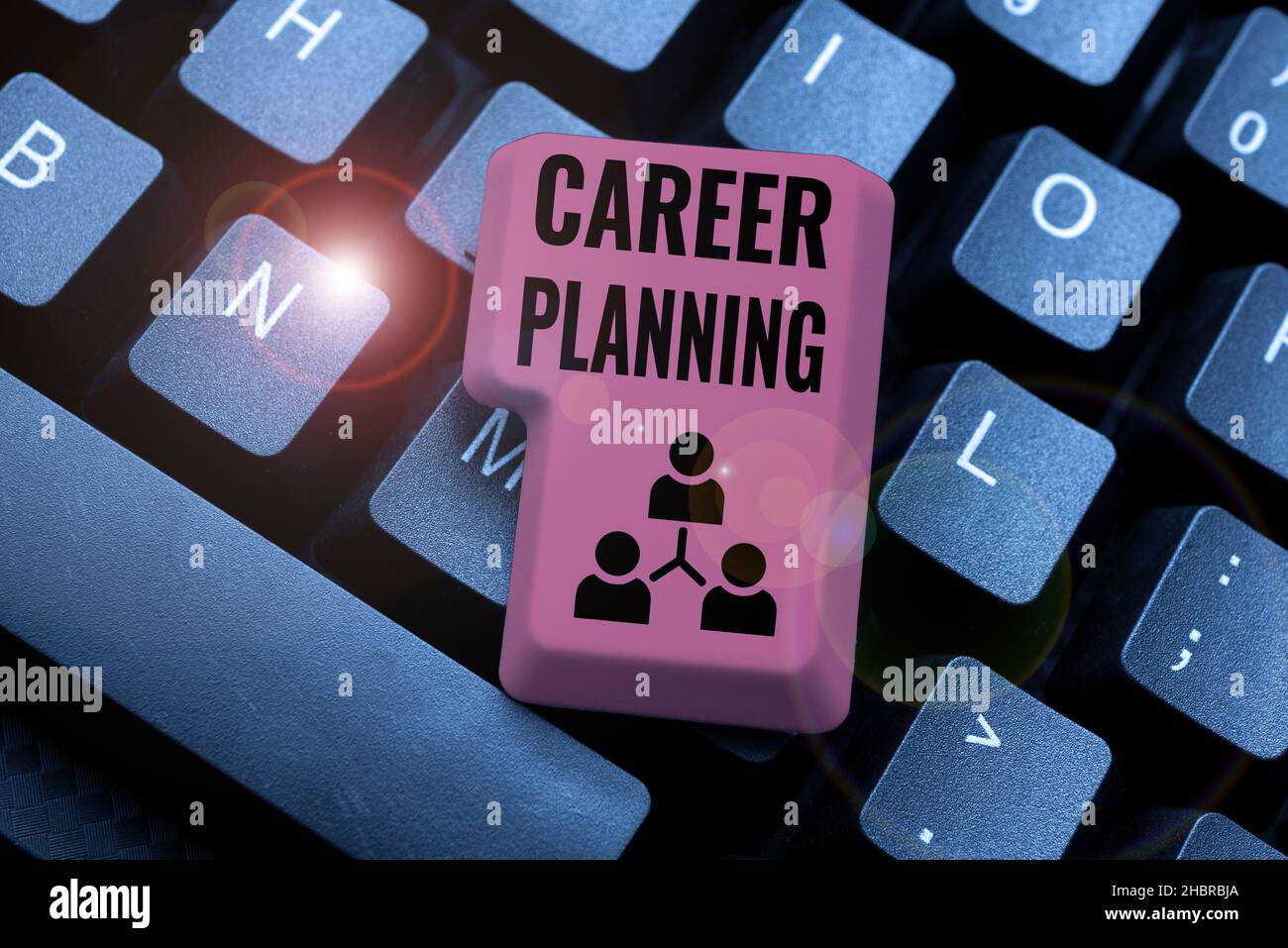 Sign displaying Career Planning. Word for stepwise planning of one s is ...