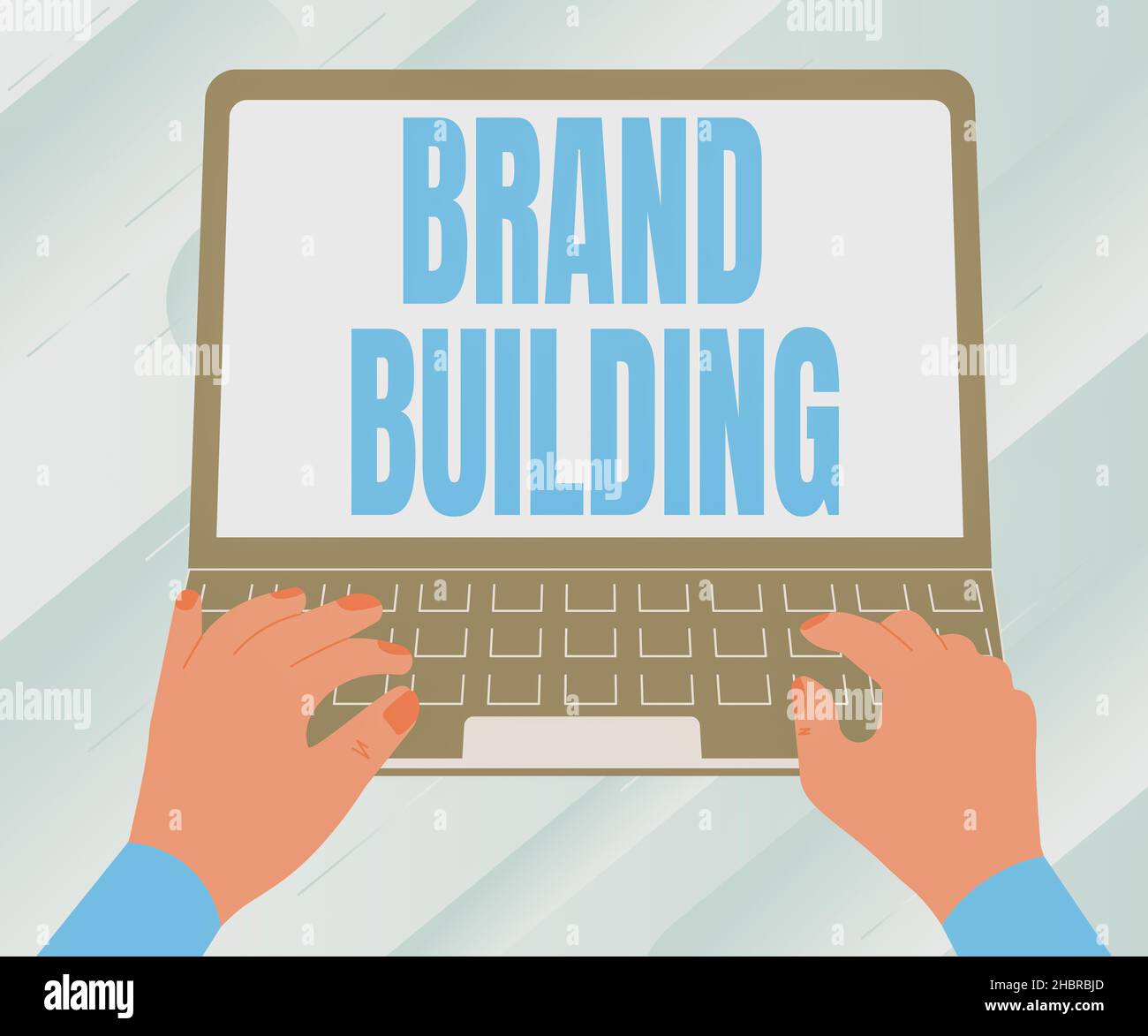 Handwriting text Brand Building. Business showcase Generating awareness ...