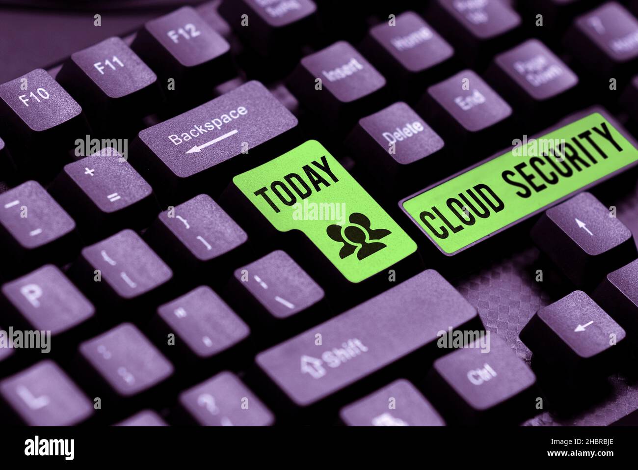 Conceptual Caption Cloud Security Business Idea Imposing A Secured System Of Existing Data In