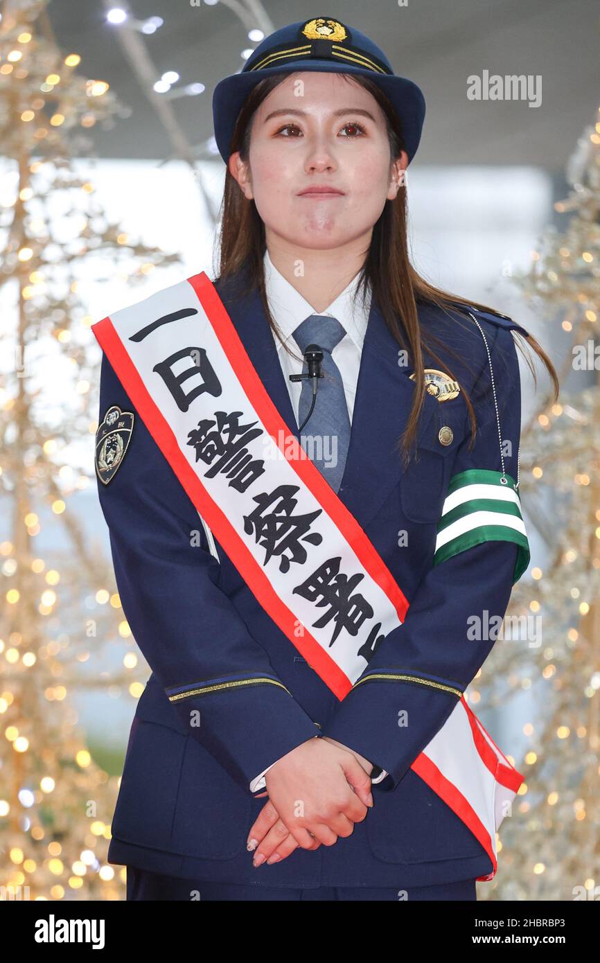 Traffic Safety Ceremony At Minato Police Station In Osaka Japan