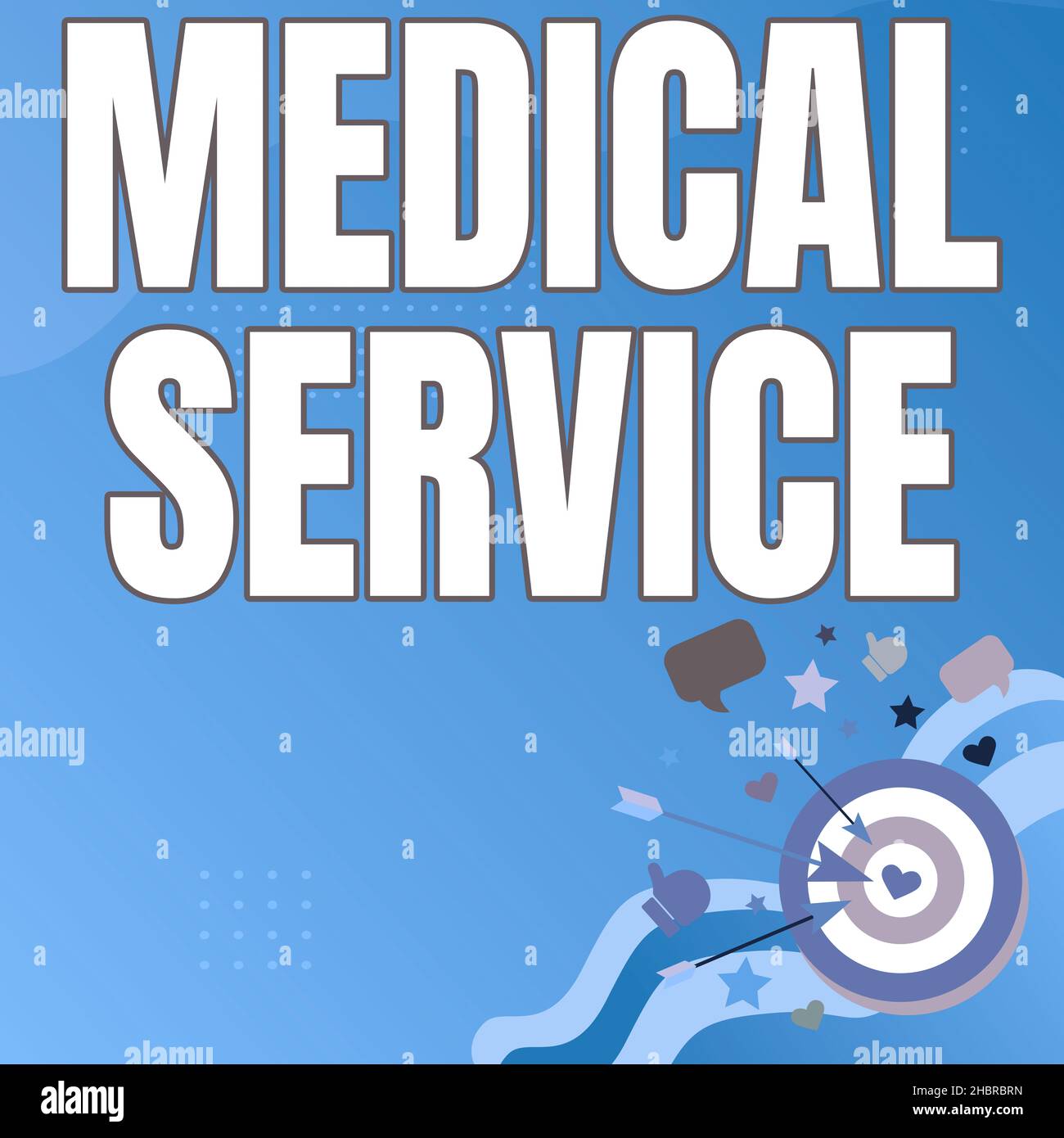 Text sign showing Medical Service. Business concept treat illnesses and ...