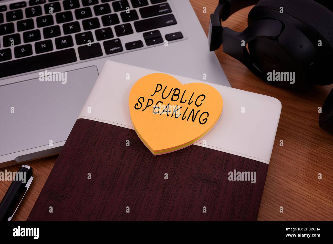 Writing displaying text Public Speaking. Business idea talking showing ...