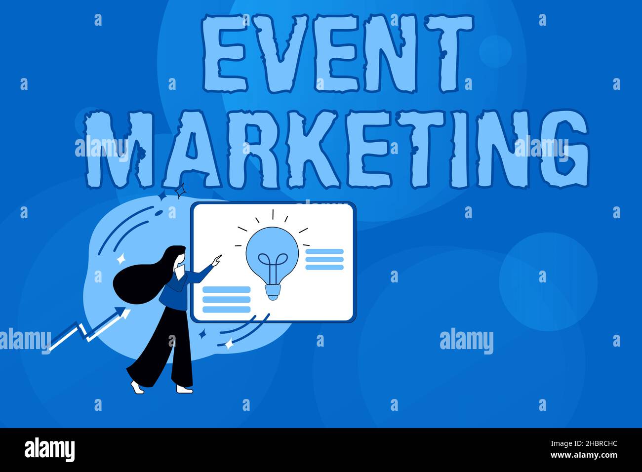 Hand writing sign Event Marketing. Business idea describes process of ...