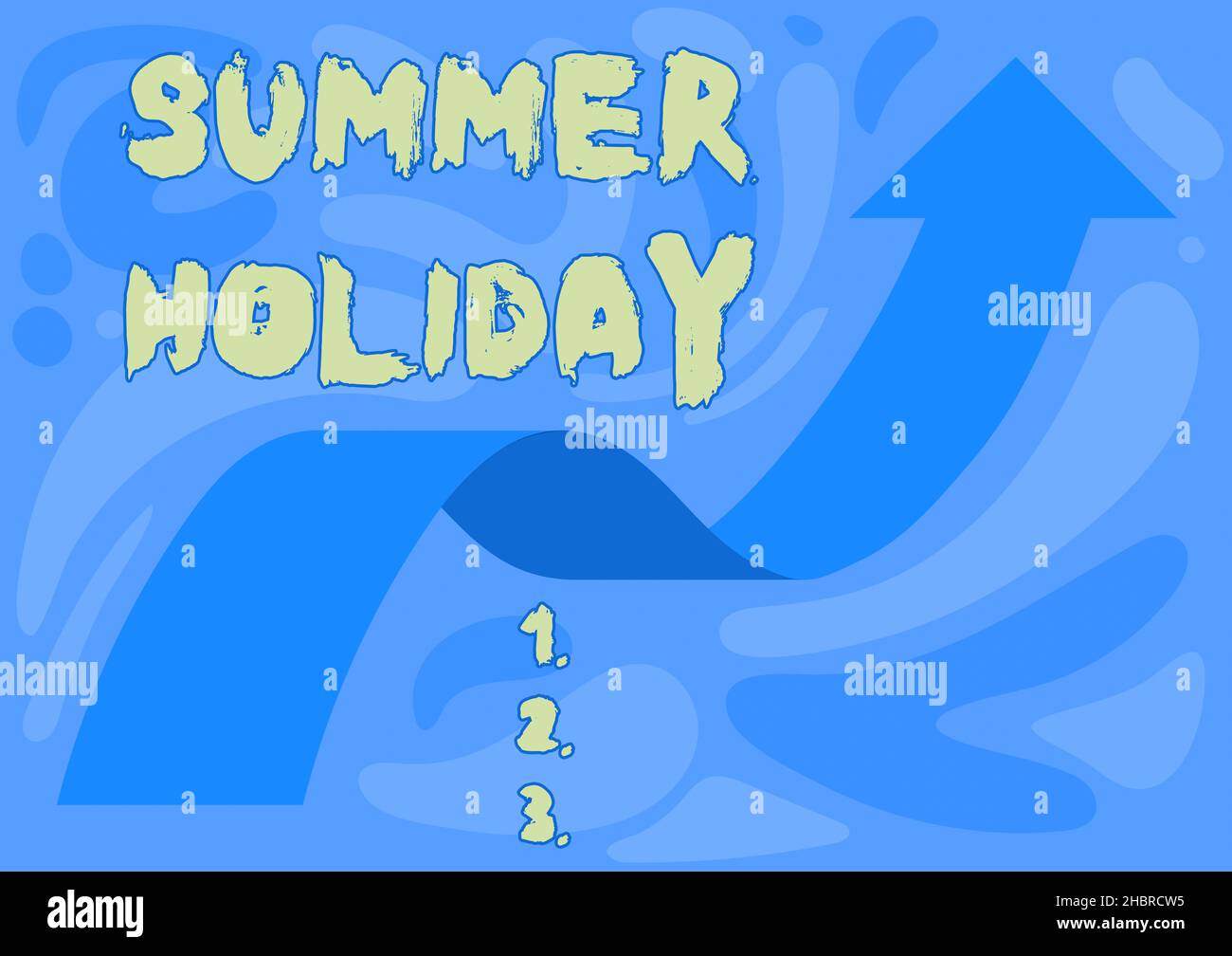 Handwriting text Summer Holiday. Business approach special period of ...