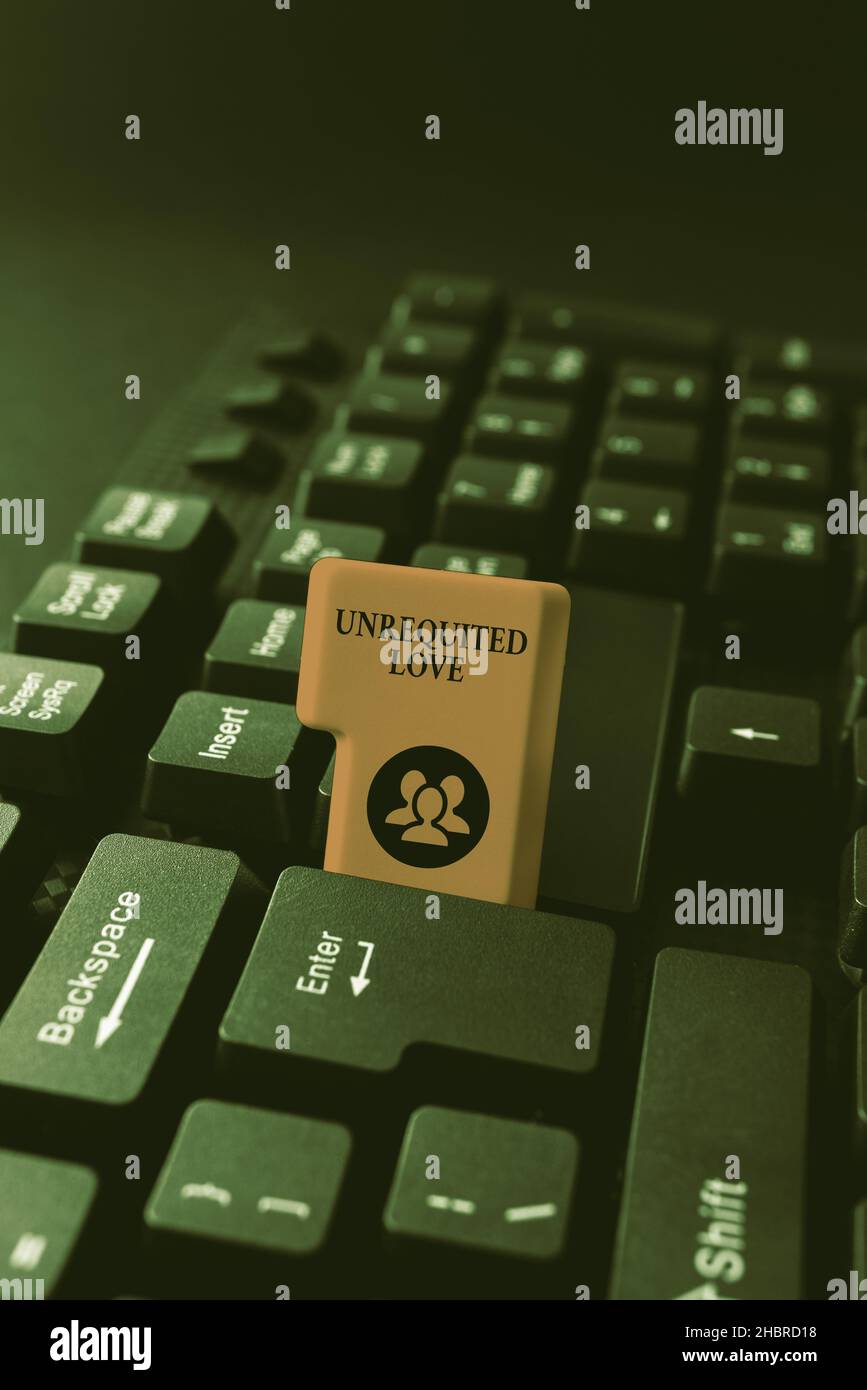 Handwriting text unrequited love hi-res stock photography and images ...