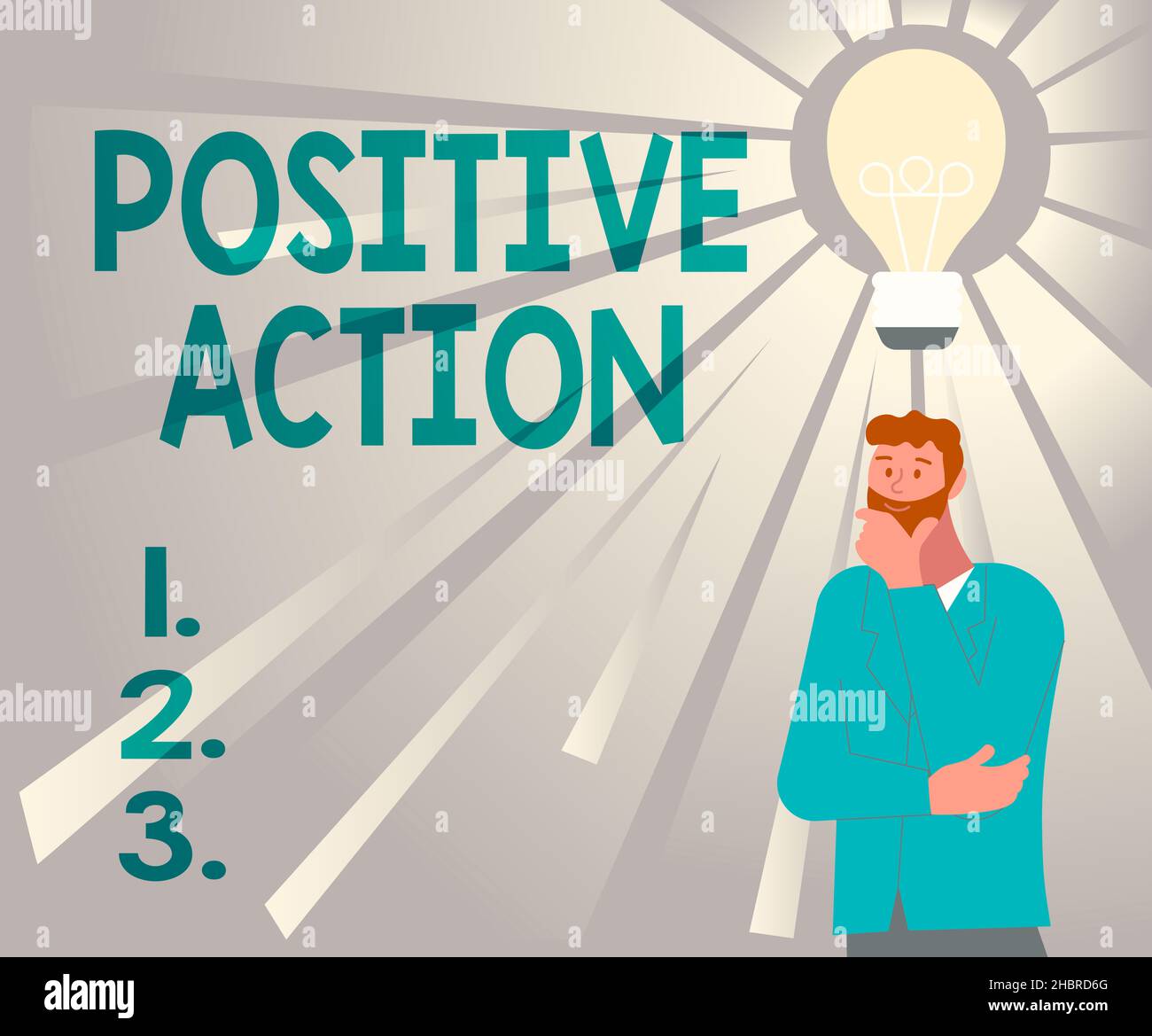 Inspiration showing sign Positive Action. Business overview doing good ...