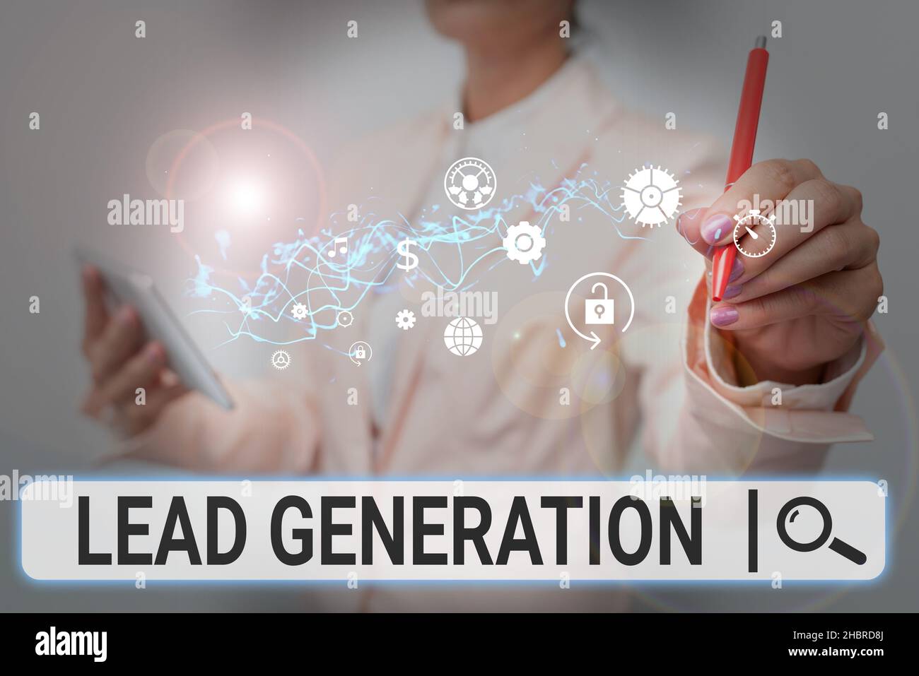 Writing displaying text Lead Generation. Business concept initiation of ...