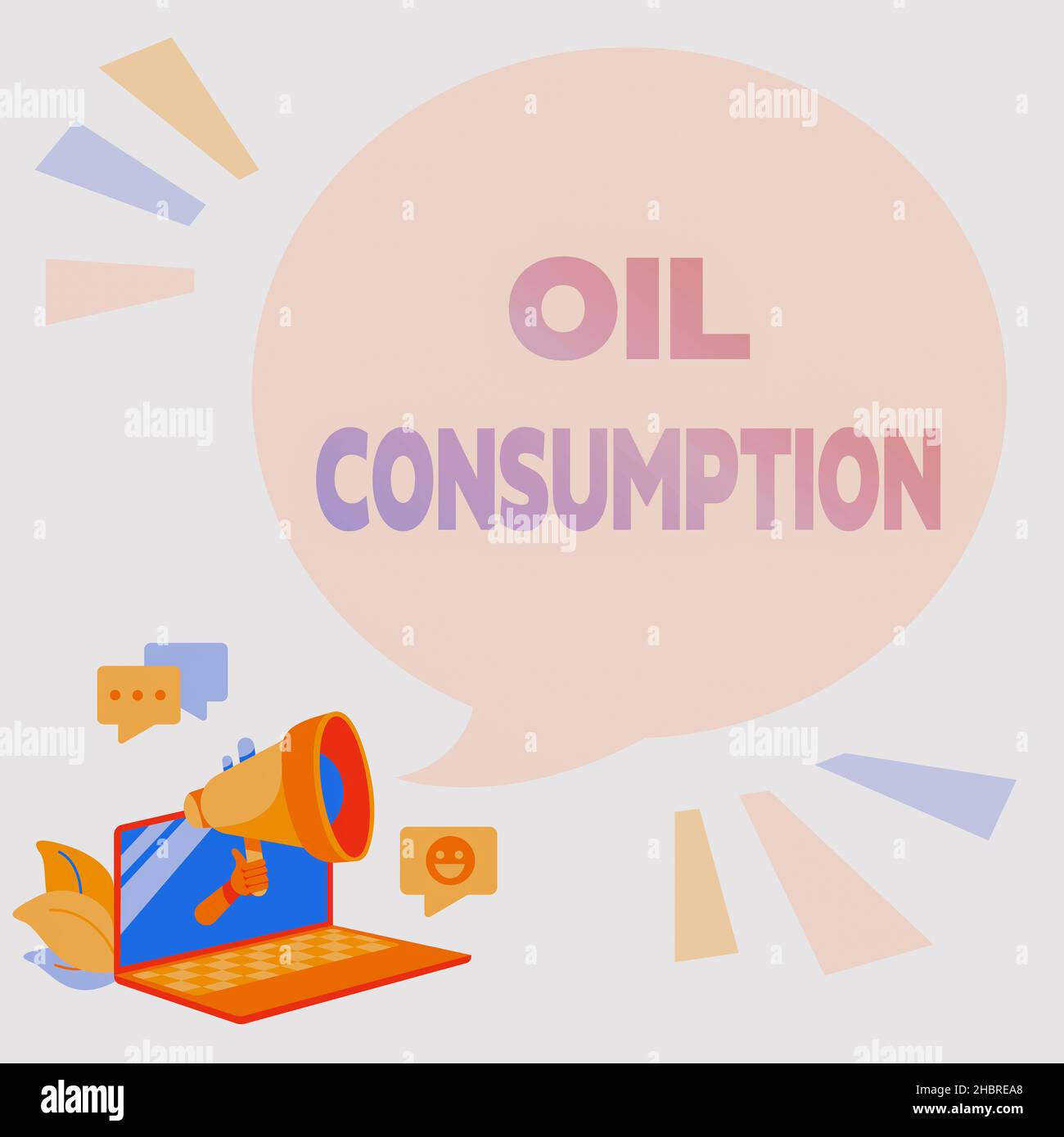 Hand writing sign Oil Consumption. Conceptual photo This entry is the ...