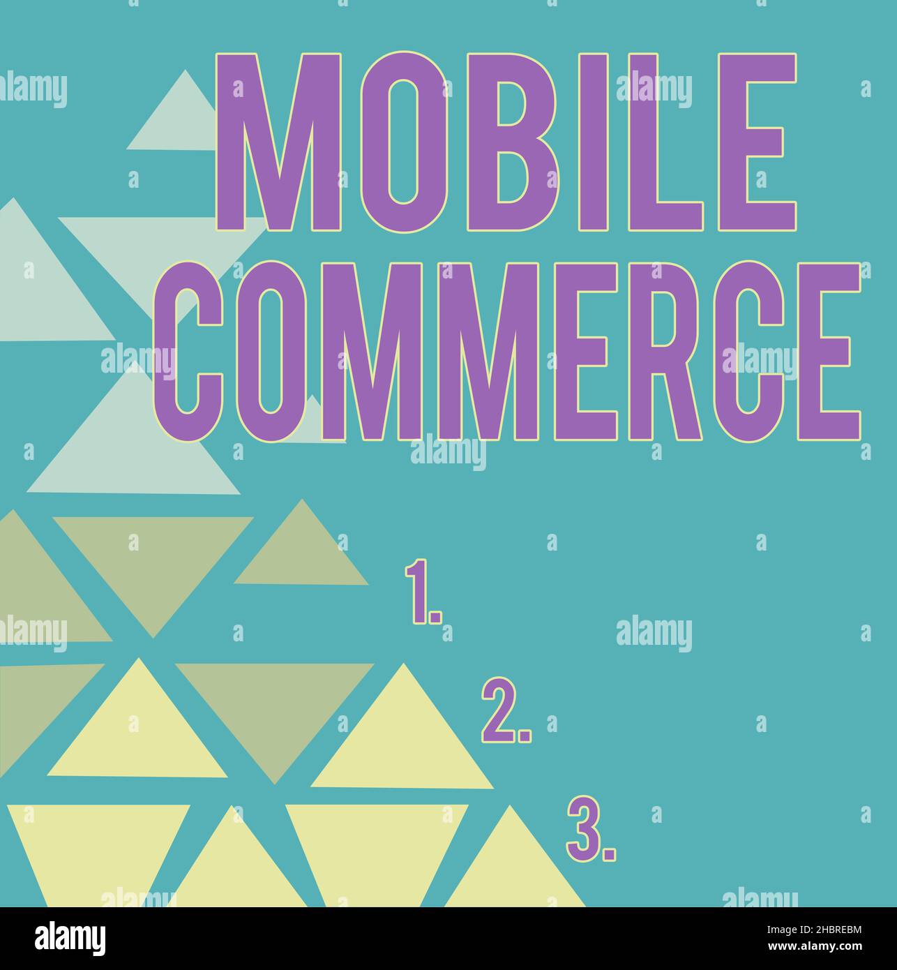 Writing Displaying Text Mobile Commerce Business Showcase Using Mobile