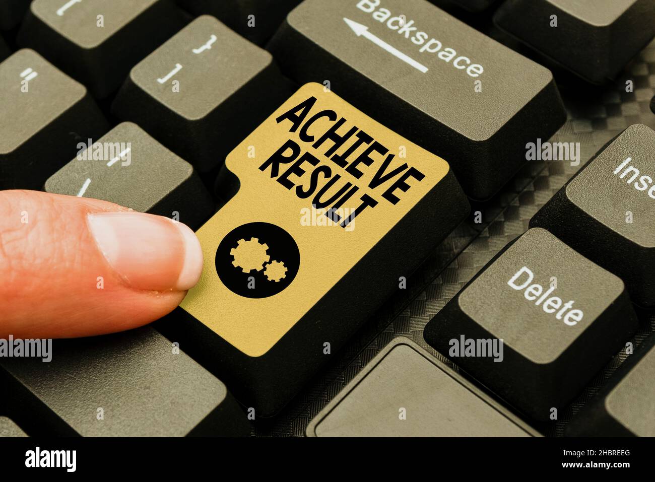 Inspiration showing sign Achieve Result. Business approach ...