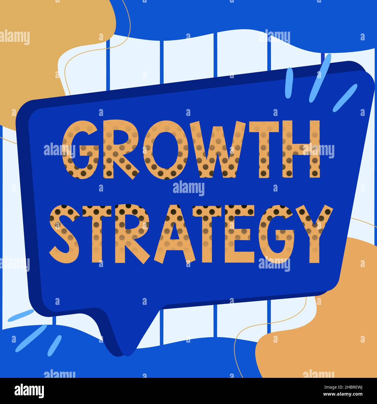 Sign displaying Growth Strategy. Business showcase Strategy aimed at ...