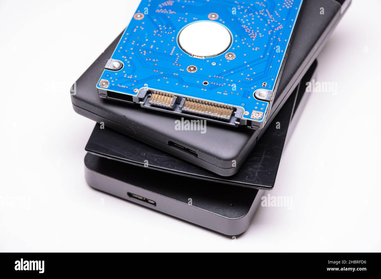Pile external hard drives hi-res stock photography and images - Alamy