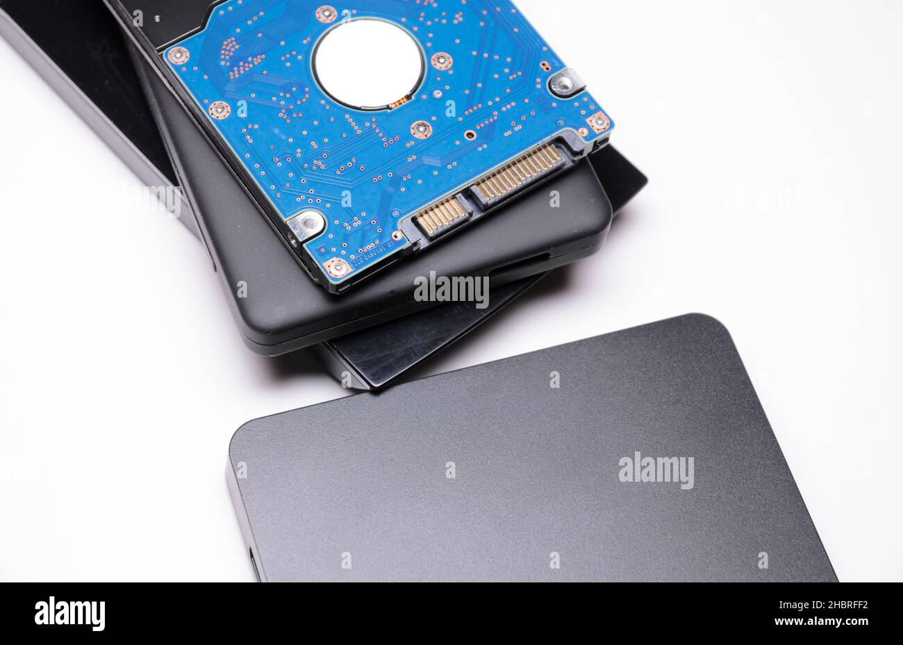 Pile external hard drives hi-res stock photography and images - Alamy