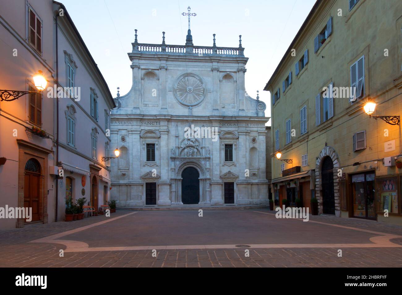 Piazza San Nicola Square Basilica Of San Nicola In Tolentino
