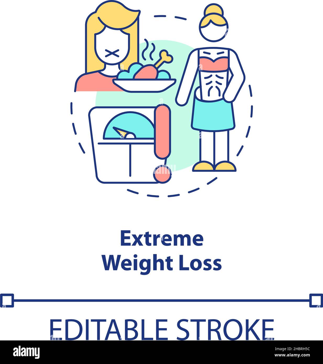 Extreme eating Stock Vector Images - Alamy
