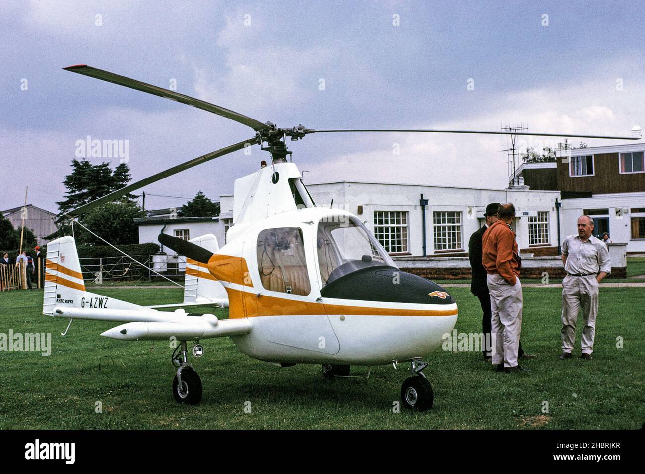 The Flying for fun rally at Sywell in 1973 Stock Photo - Alamy