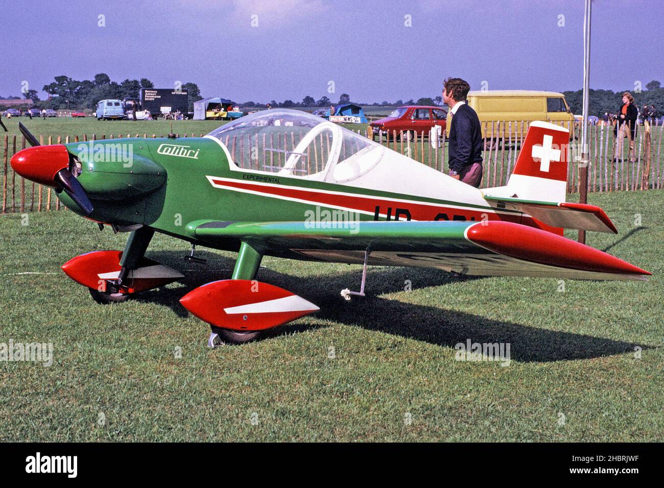 The Flying for fun rally at Sywell in 1973 Stock Photo - Alamy