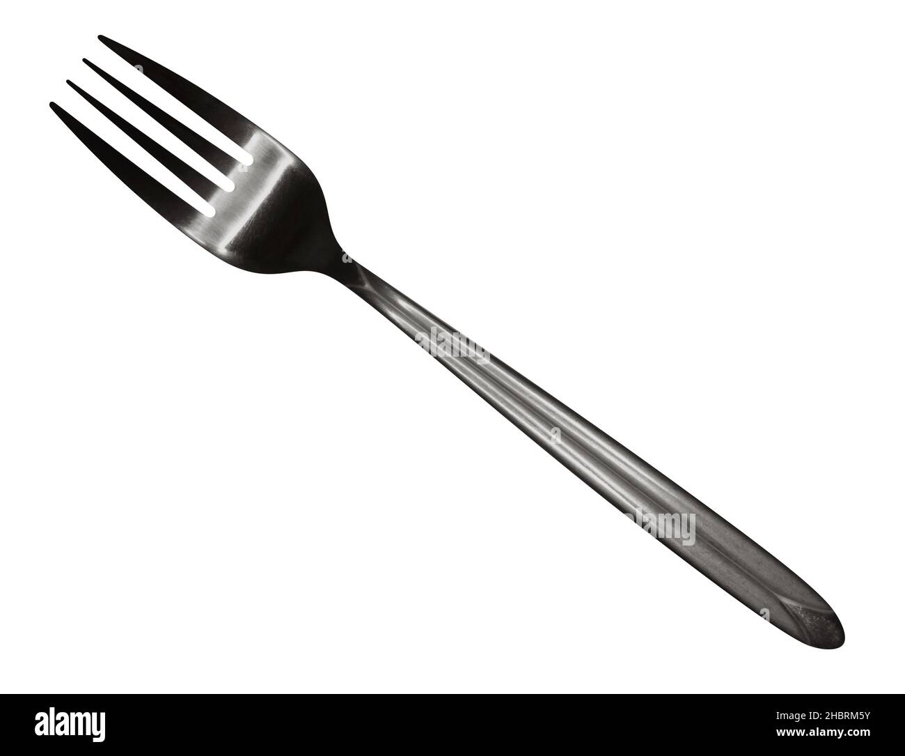 Metal fork isolated on white. Clipping path included Stock Photo - Alamy