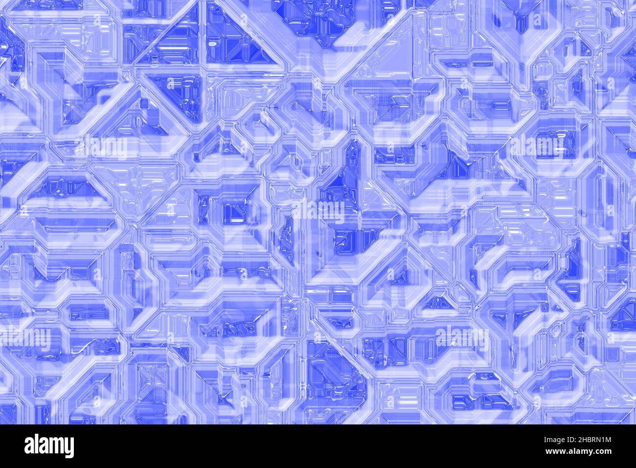 design blue electronic crystal pattern computer art backdrop ...