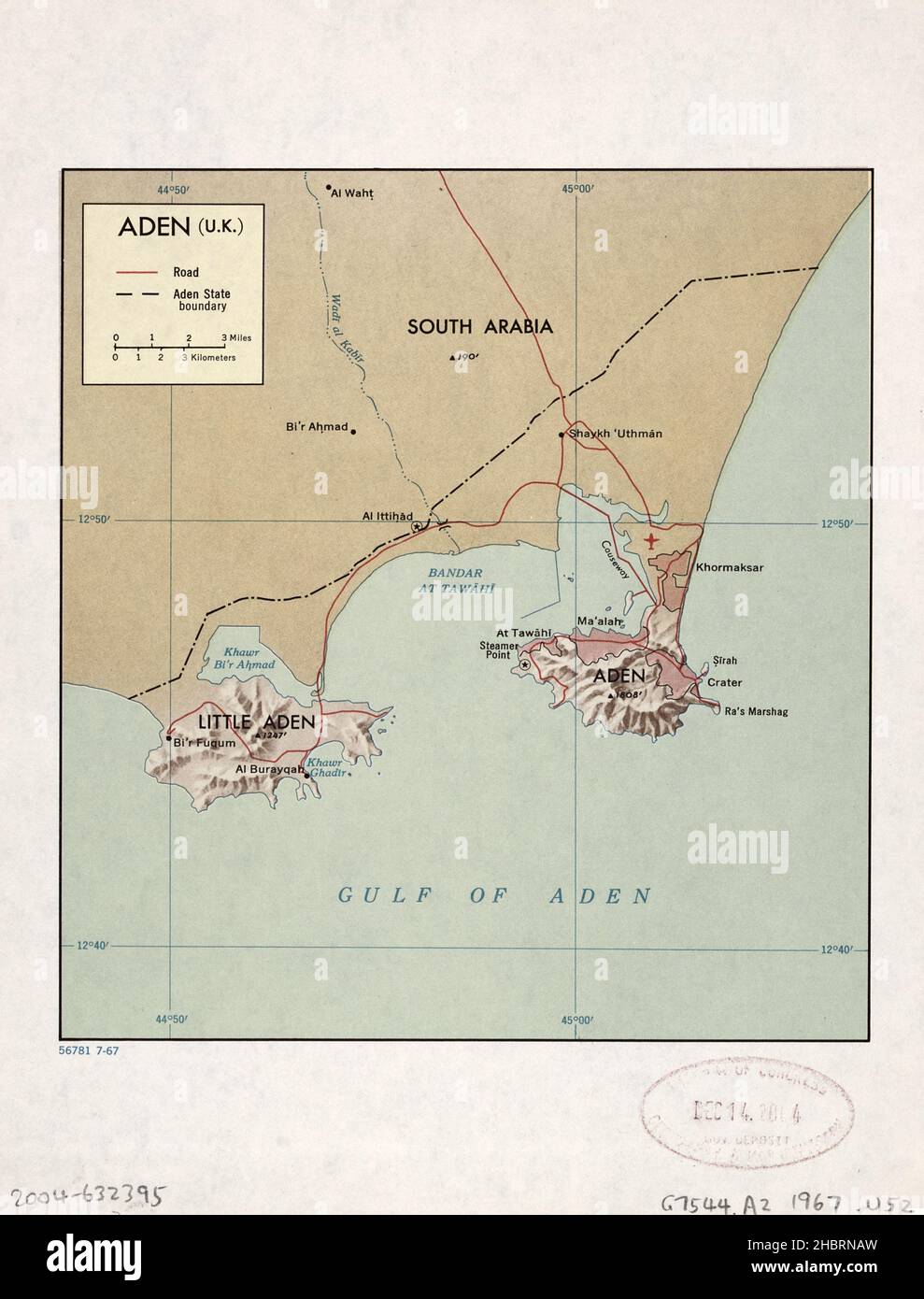 Archival aden map hi-res stock photography and images - Alamy
