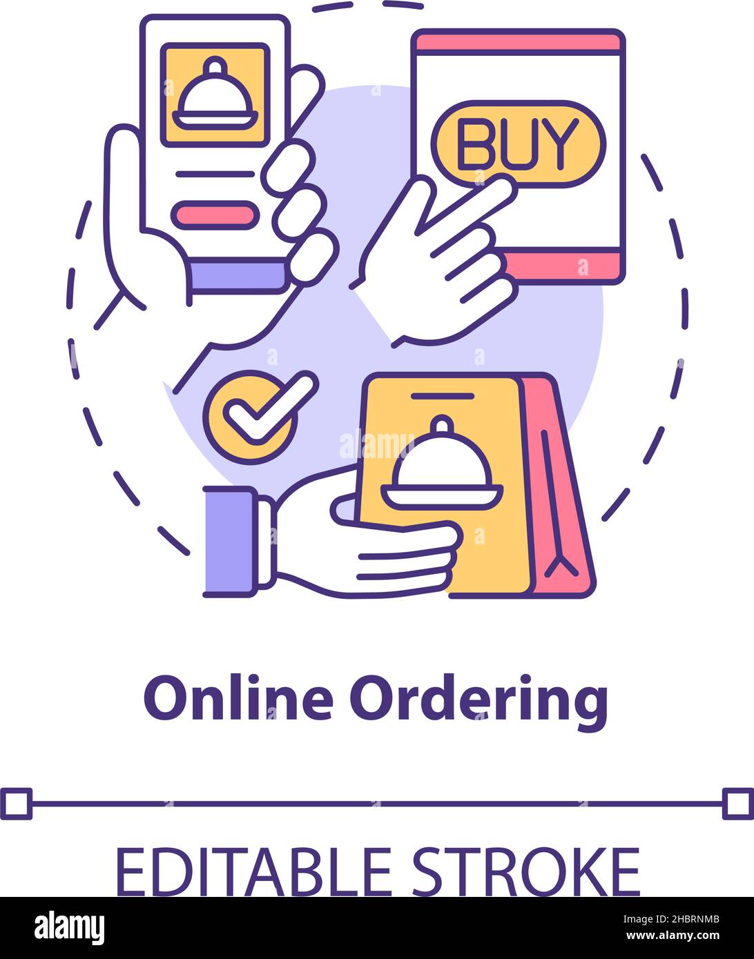 Electronic ordering Stock Vector Images - Alamy