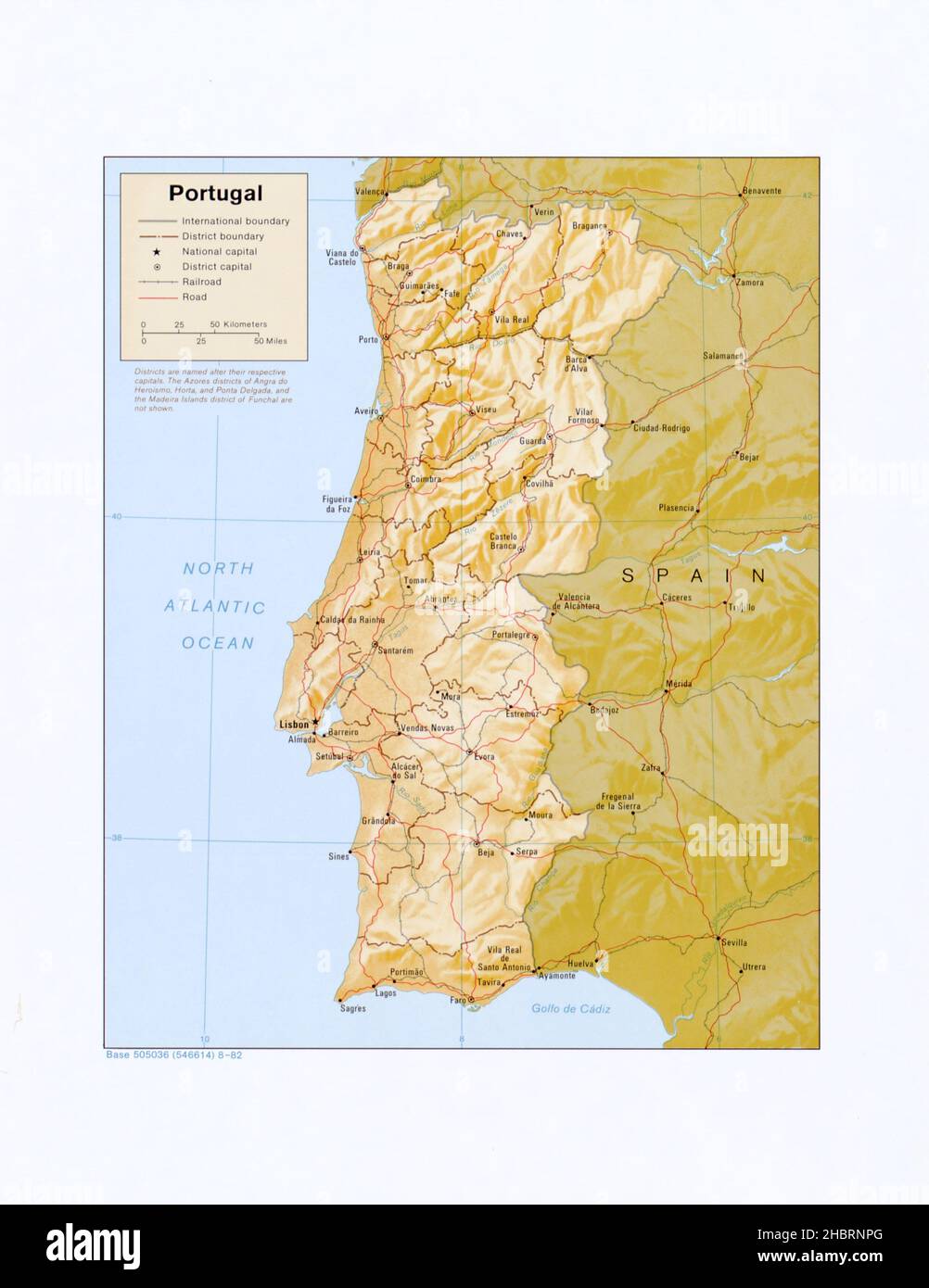 1982 portugul map hi-res stock photography and images - Alamy