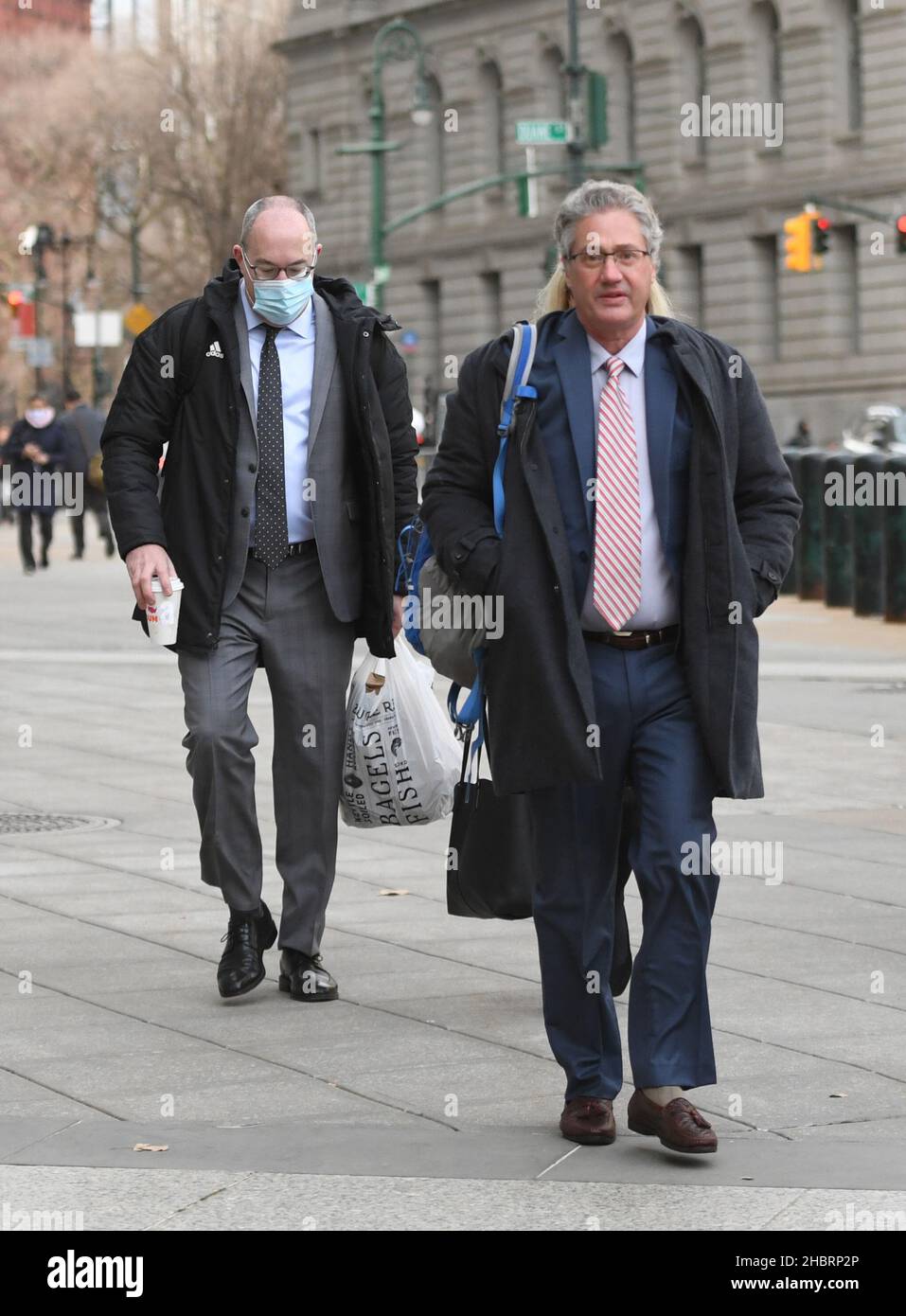 Defense attorney Jeffrey Pagliuca arriving at the federal courthouse in ...