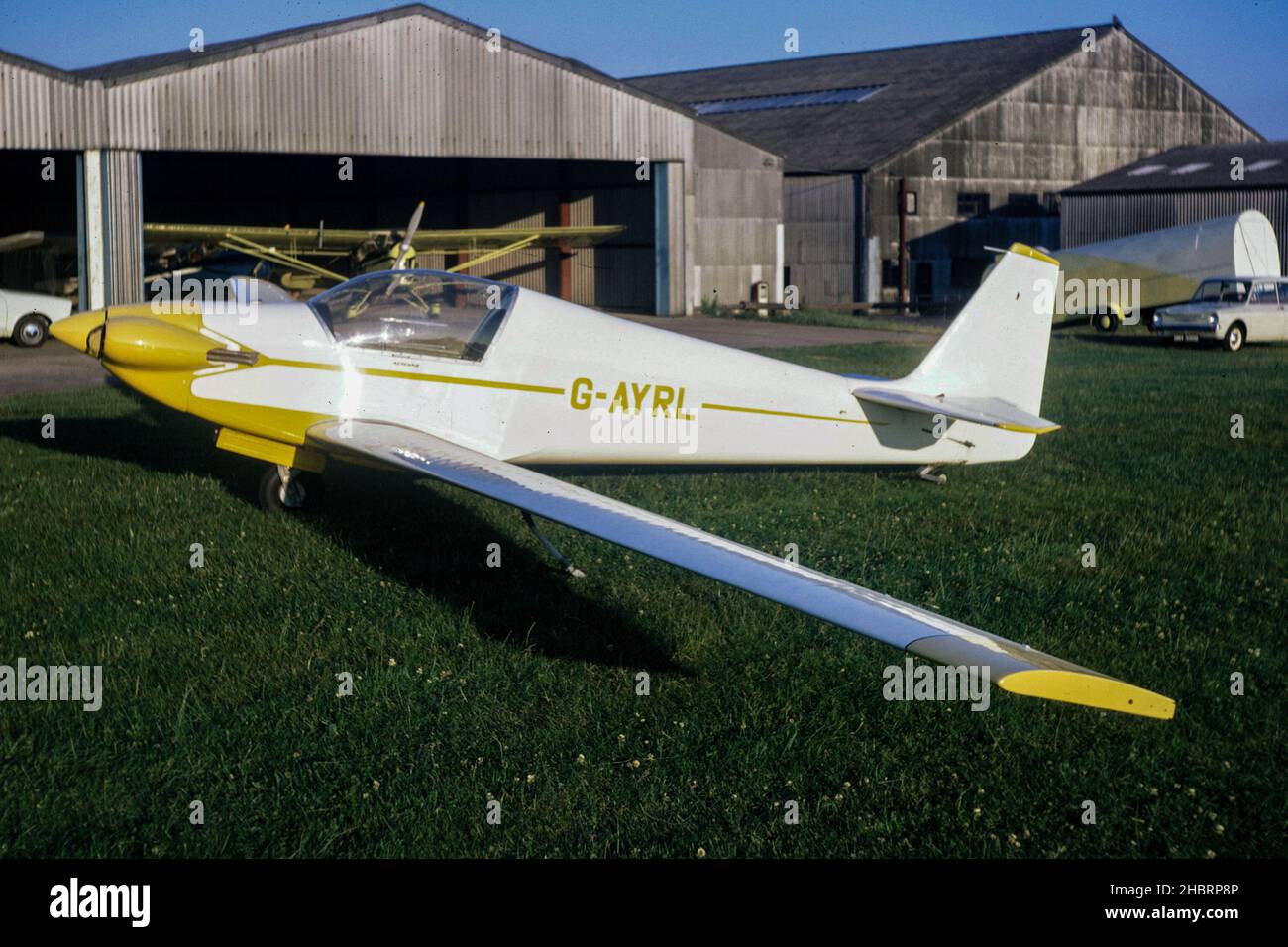 Sywell aerodrome in 1972 Stock Photo - Alamy