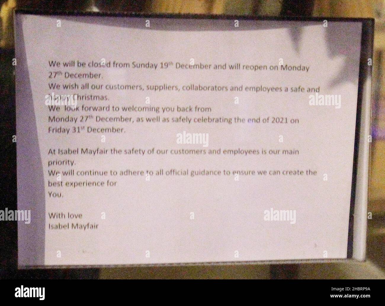 Isabel notice hi-res stock photography and images - Alamy