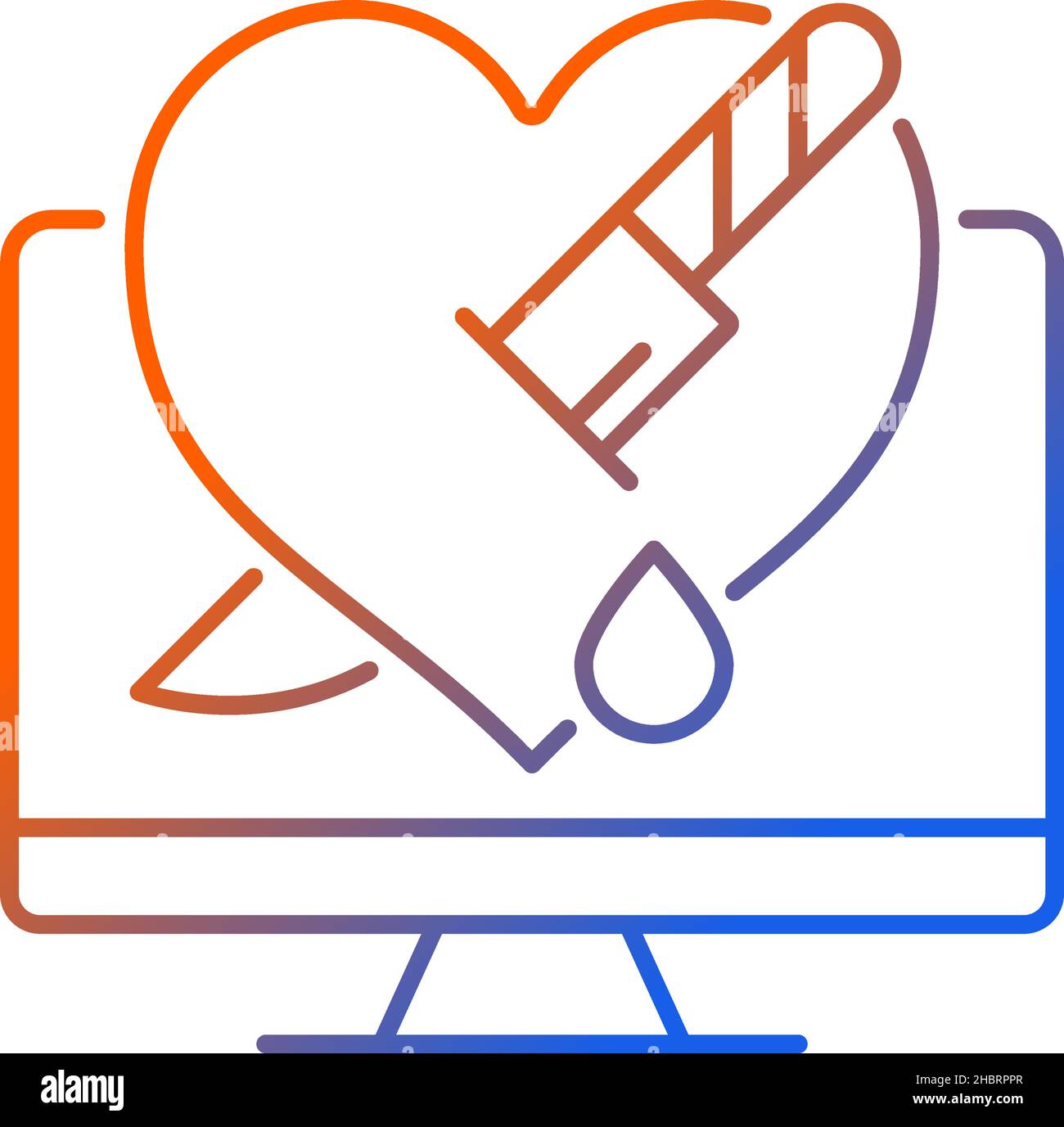 Personal revenge gradient linear vector icon Stock Vector Image & Art ...