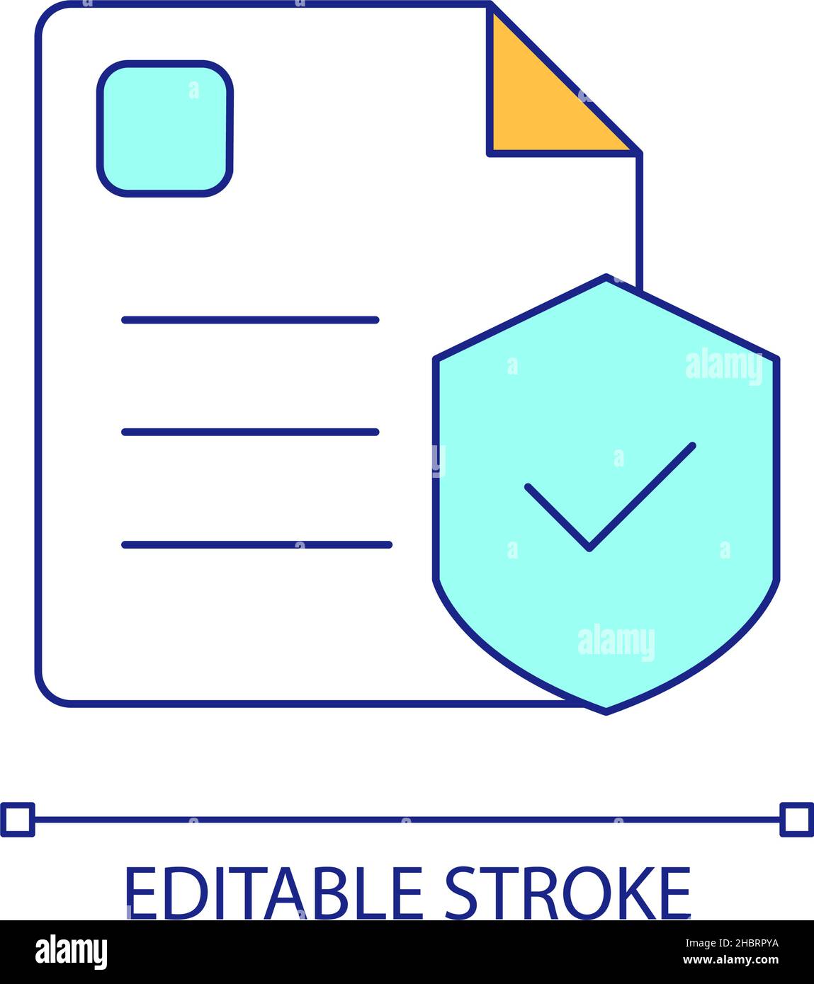 Insurance policy paperwork Stock Vector Images - Alamy