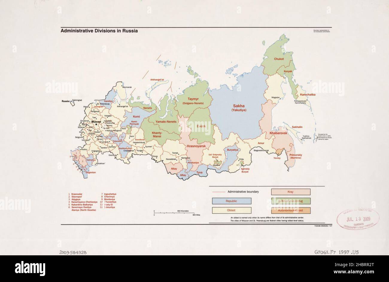 1997 russian federation map hi-res stock photography and images - Alamy